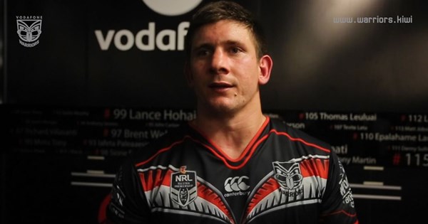 Jacob Lillyman from the sheds | Warriors