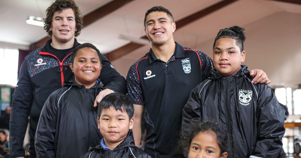 Panmure school gets special winter surprise | Warriors