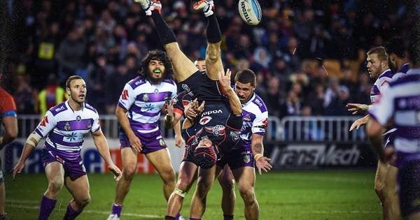 TBT: Nathan Friend's stunning back flip off load against the Storm ...