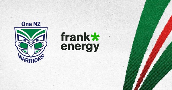 Frank*Energy back onboard with One New Zealand Warriors | Warriors