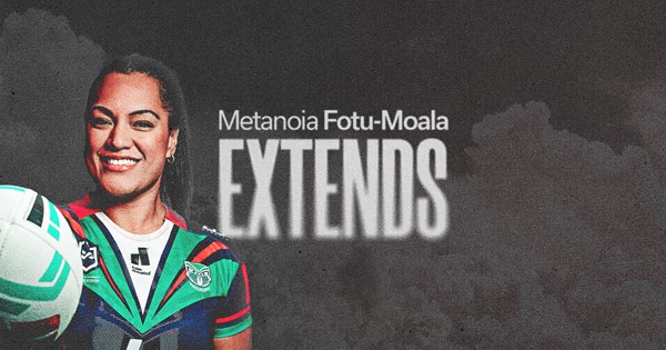 Metanoia Fotu-Moala re-signed for 2026 NRLW season | Warriors
